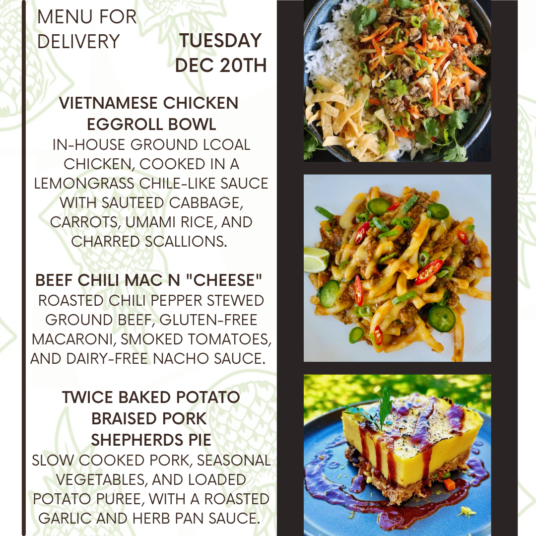 Final menu for 2022, delivery on Tuesday December 20th. – Clean Machine ...